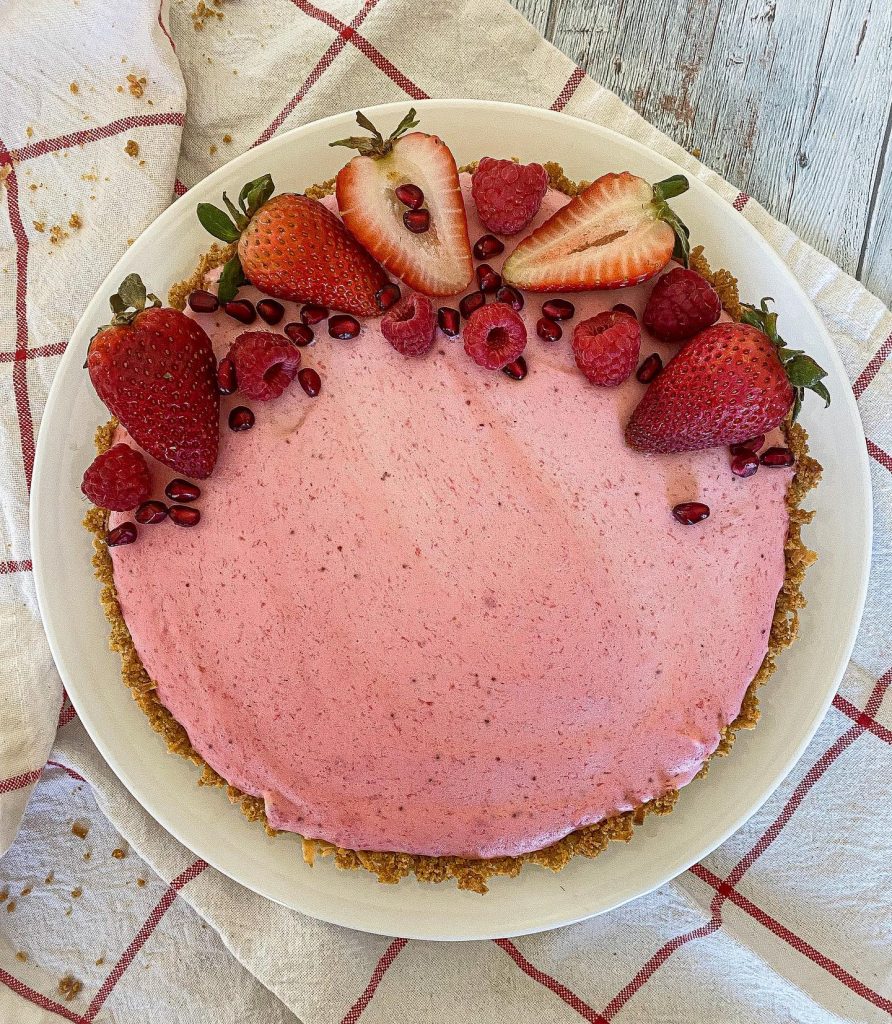 Strawberry Mousse Tart - Bobalu Berries